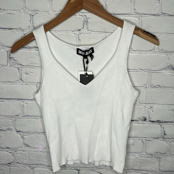 Dkny | Tops | Dkny Ribbed Cropped Tank Top | Poshmark